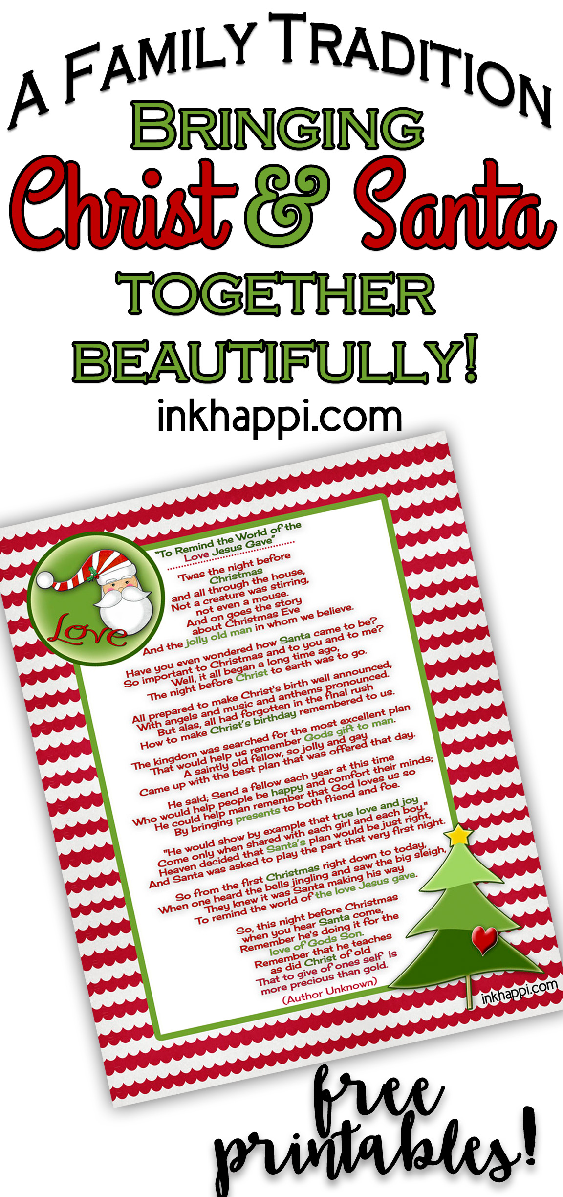 Santa and Christ …Poem and a Christmas Tradition - inkhappi