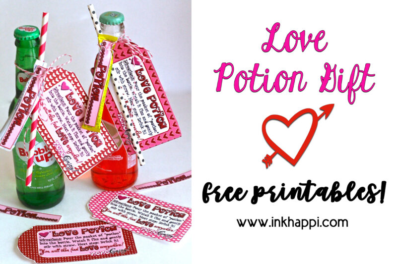 Love Potion Valentine Gift Idea... How Sweet it is! - inkhappi