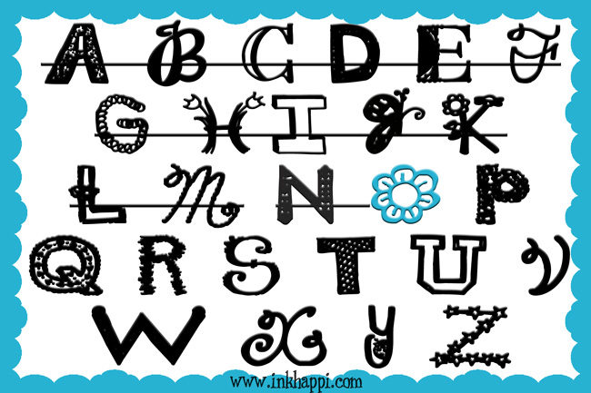 Another free fonts post... Some of my favorite "O" fonts! - inkhappi