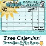 August 2015 Calendar is here! - inkhappi