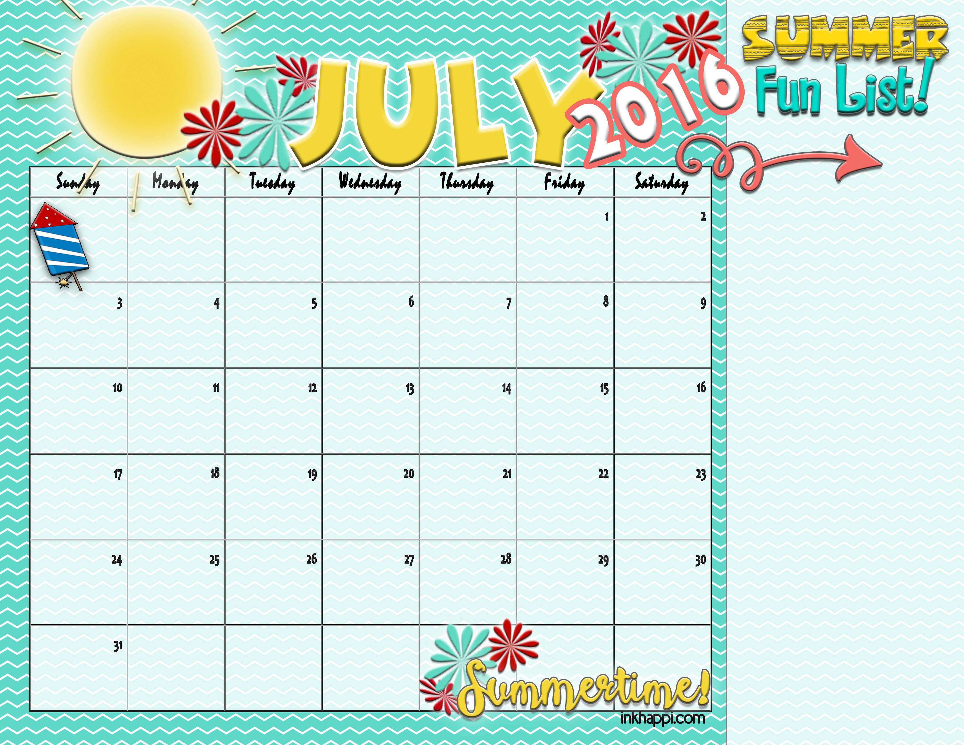 Summer Planning Calendars And Ideas Inkhappi Summer Planning Calendars And Ideas Inkhappi