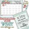 September 2016 Calendar... There is confetti everywhere! - inkhappi