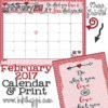 February 2017 Calendar... Love what you do! - inkhappi