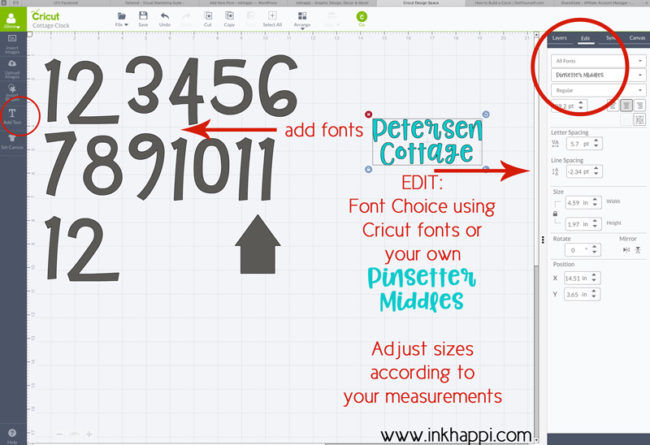 I made a custom clock using Cricut Design Space and you can too! - inkhappi