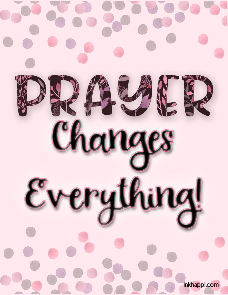 Free Printable Prayer List! Never doubt the power of prayer... - inkhappi