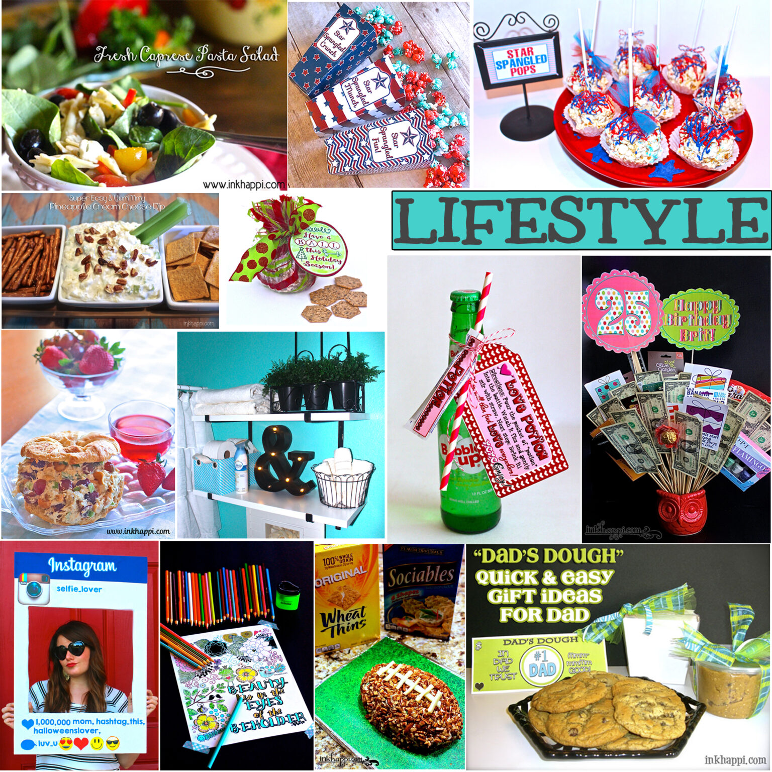 Birthday Gift Basket Idea with Free Printables - inkhappi