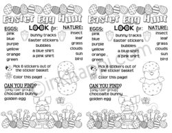 Easter Egg Hunt all planned out for you plus free printables! - inkhappi