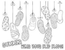 Favorite Pastimes Coloring Pages... Summer Fun! - inkhappi