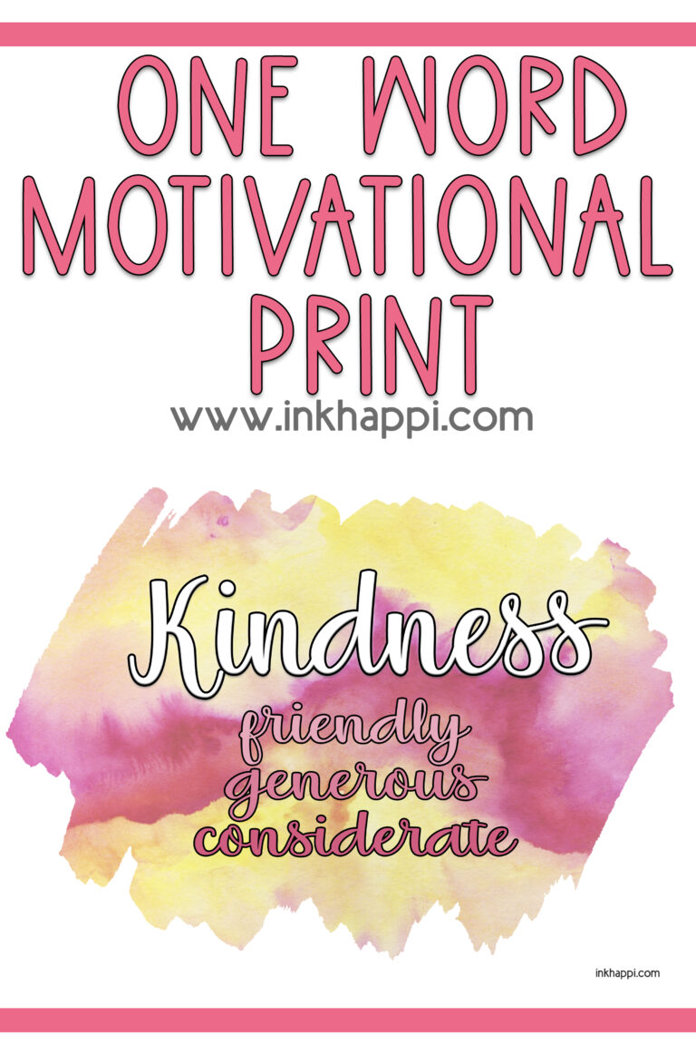 May 2021 Calendar and a thought about kindness - inkhappi